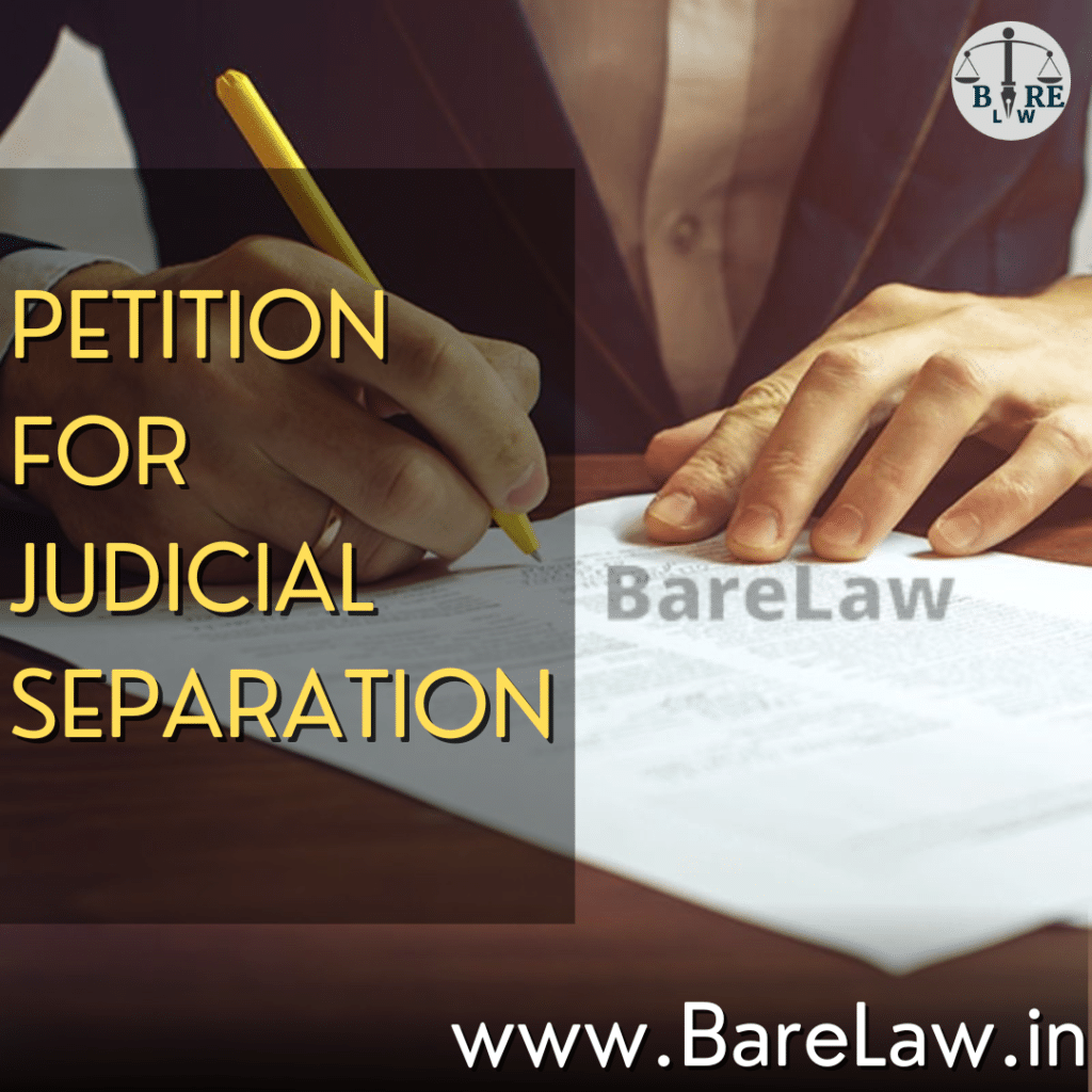 PETITION FOR JUDICIAL SEPARATION - BareLaw