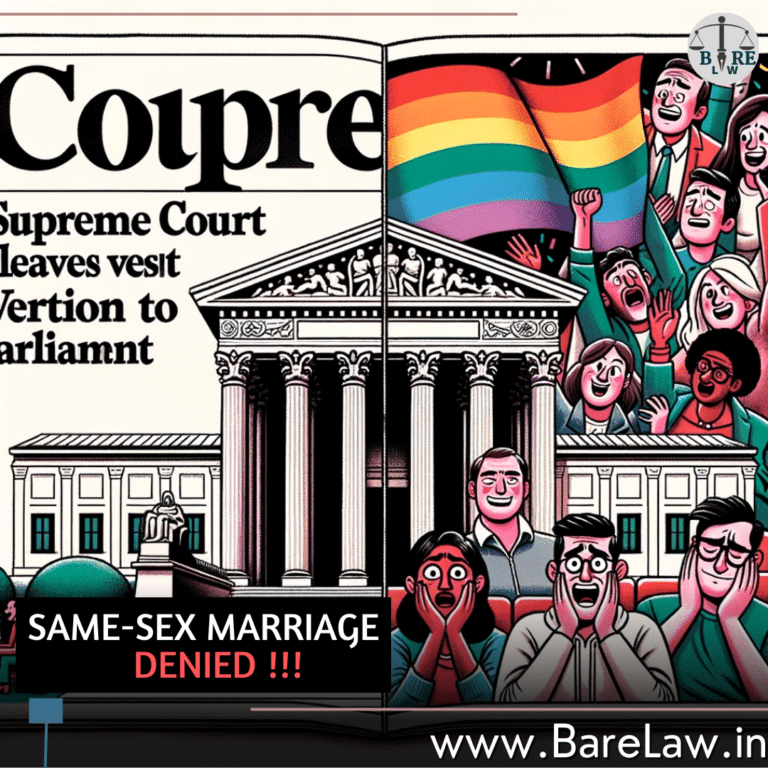 Supreme Court Of Indias Verdict On Same Sex Marriage A Reflection Of
